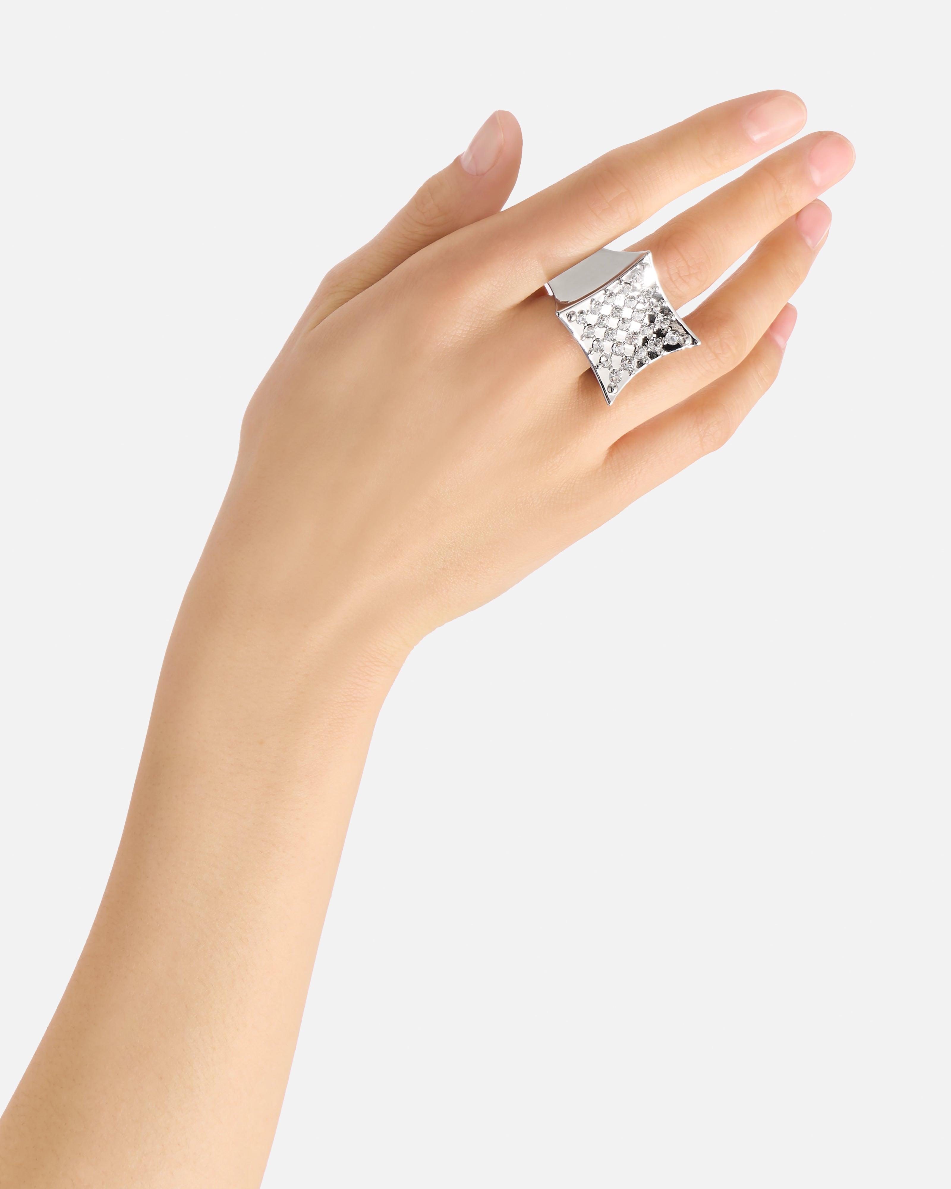 Chunk Ring Pavé – Hugo Kreit